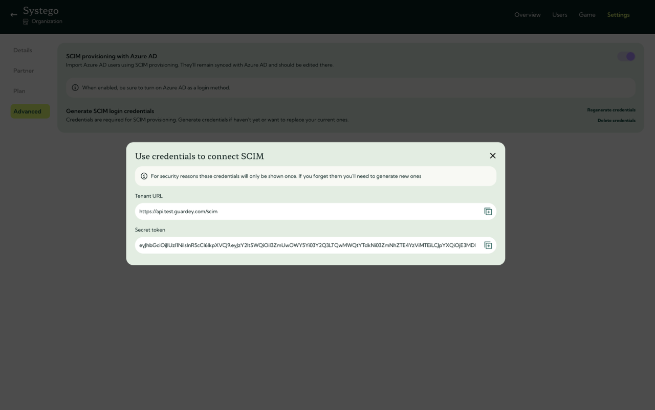 User Provisioning setup with Microsoft Entra ID (Azure AD) – Support Guardey