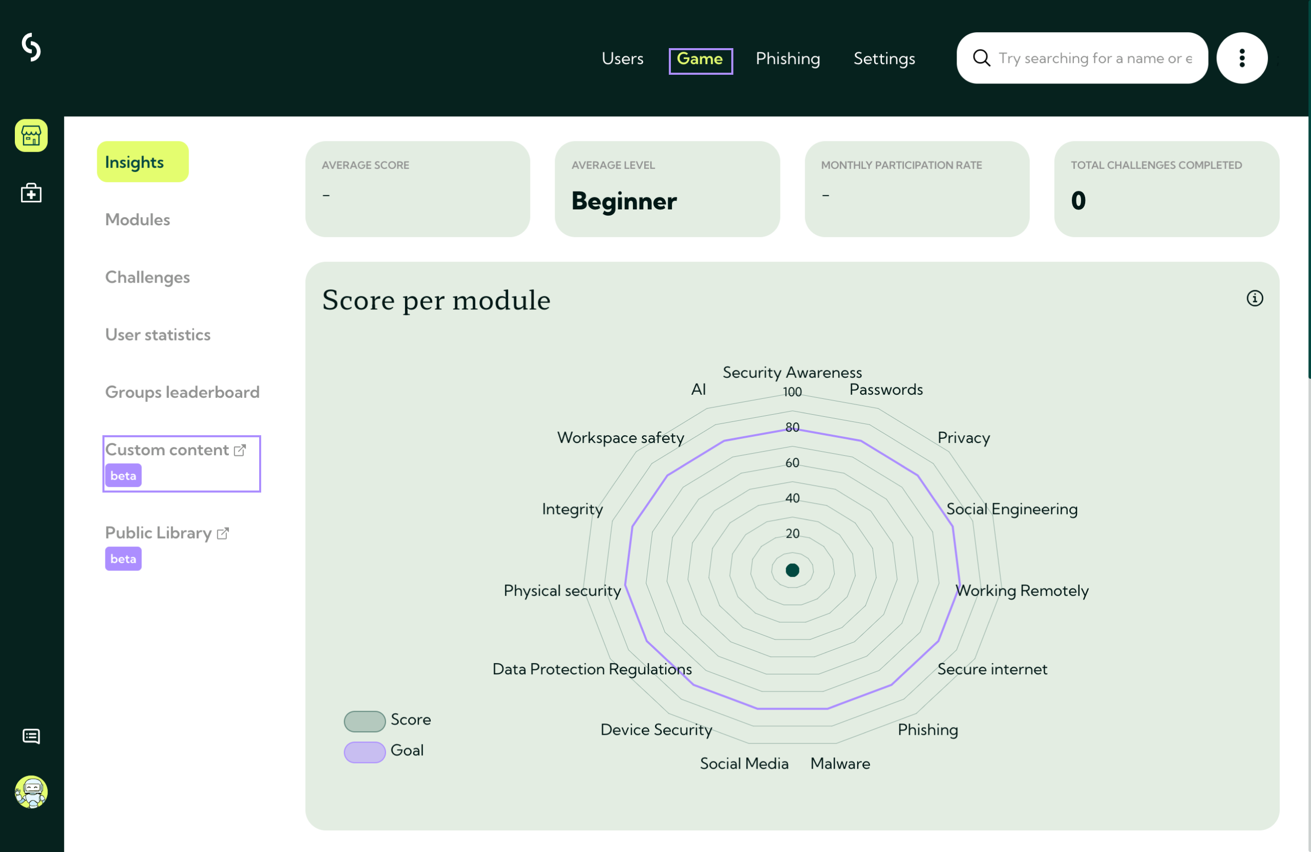 Using custom content – Support Guardey